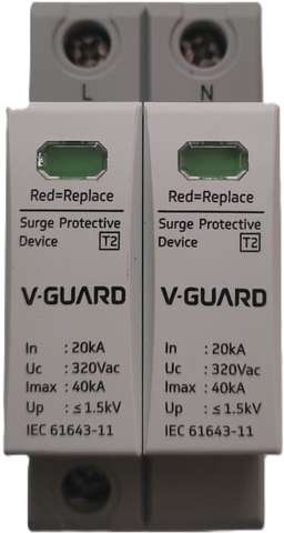 amiciSmart AC Surge Protector, 275V 20KA~50KA SPD Lightning Protection ...