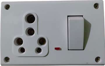 GIRISH 16amp combined socket and switch 16 A Five Pin Socket Price in ...