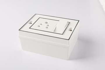 Dewon Electric Dewon Surface Gang Box 4 Module | Modular| Durable ABS ...