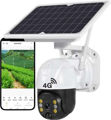 COFE CF-4G-PTSL24-BDL | Wi-fi 6 Solar 4G Camera |10 Days Backup | 24x7 ...