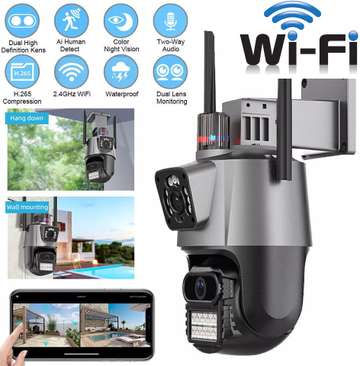 COFE CF-4G-PTSL24-BDL | Wi-fi 6 Solar 4G Camera |10 Days Backup | 24x7 ...