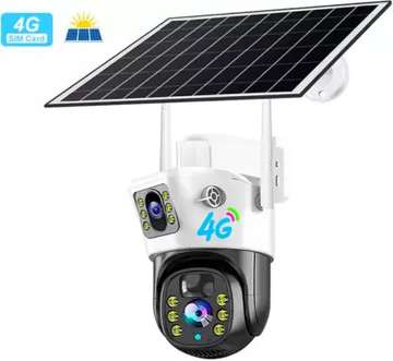 COFE CF-4G-PTSL24-BDL | Wi-fi 6 Solar 4G Camera |10 Days Backup | 24x7 ...