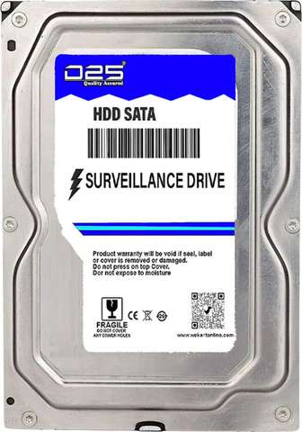 D25 Video 1TB Surveillance Hard Disk for All CCTV Camera DVR 1 TB ...