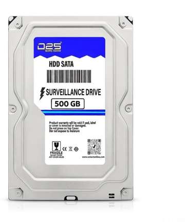 D25 500GB Hard Disk for CP PLUS 4 Channel (CP-UVR-0401E1-CS) CCTV ...