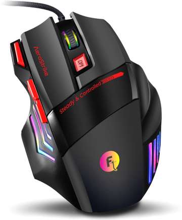 ZEBRONICS Transformer M Wired Ambidextrous Optical Gaming Mouse Premium ...