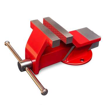 TGM METALLICS Heavy Duty Steel Bench Vice 200MM Fixed Base Multipurpose ...