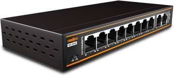 TP-Link LS1210P 8-Port 10/100Mbps POE+ with 2-Port Gigabit Uplink Ports ...