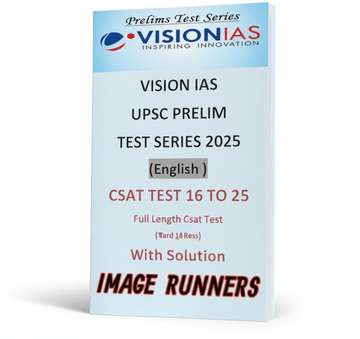 Vision IAS CSAT 2026 Test Series (Test 1–11) With Detailed Solutions ...