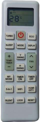 Sayeny A/C Remote Control Digital LED Display for LLOYD AC Remote ...
