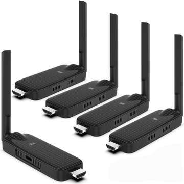 Etzin Wireless HDMI Transmitter and Receiver 4K Kit, 165FT/50M Full HD ...