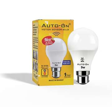 auto-on Day/Night Sensor Bulb 9W (Automatic ON During Night OFF During ...