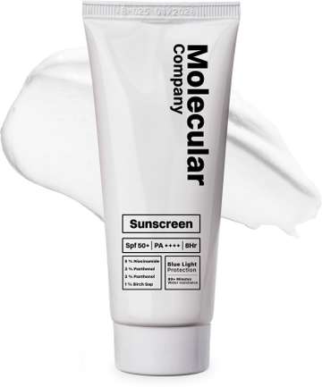 Molecular Company Sunscreen - SPF 50+ PA++++ Moisturizing sunscreen ...