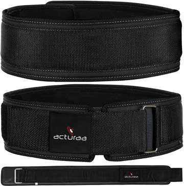 BOLDFIT Gym Belt for Men Weight Lifting Belt Gym Exercise Belt Deadlift ...