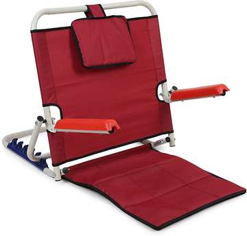 NEOSAFE Adjustable Bed Back Rest For Use on Bed or Back Support ...