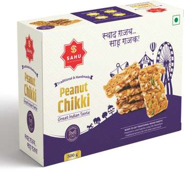 Evergreen Crushed Peanut Chikki Bar (30g, Pack of 20) Made From Jaggery ...