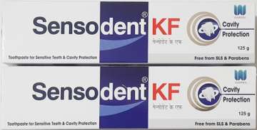 sensodent KF Cavity Protection & Sensitive Toothpaste 125 Gram - Free ...