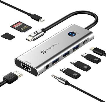 ASUS USB Hub 8-in-1 USB-C Dock, with 4K@60Hz HDMI 2.1 Type C Devices ...