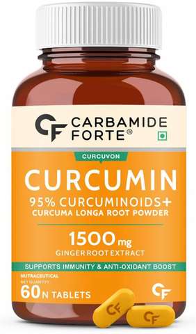 Nakpro Curcumin Tablets with Piperine & 95% Curcuminoids, Anti ...