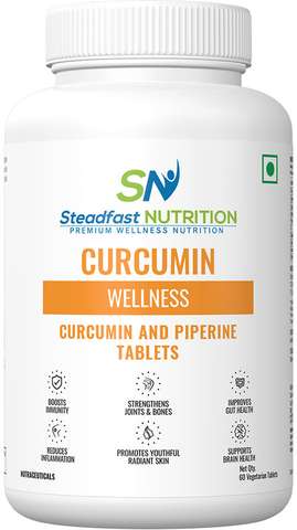 Nakpro Curcumin Tablets with Piperine & 95% Curcuminoids, Anti ...