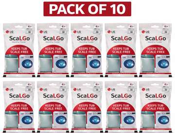 LG scaLGo descaling powder For All type Front load & Top Load Washing ...
