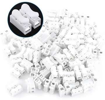 POWER CONNECT 3-Way Push Fit Connector 3-Way Quick Push Type Lock 3 Pin ...