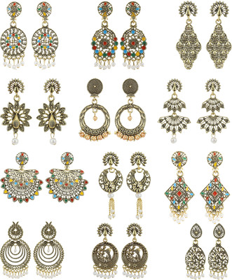 Flipkart.com - Buy guyjg vhgj Zircon Sterling Silver Jhumki Earring ...