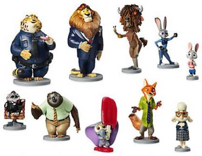 DISNEY Zootopia Deluxe Figure Playset - Zootopia Deluxe Figure Playset ...