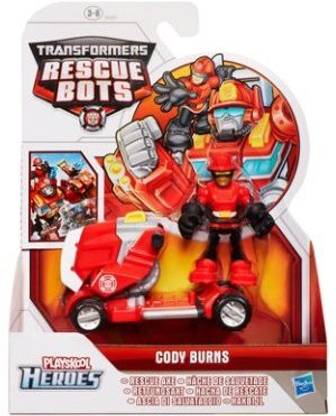 Hasbro Playskool Heroes Transformers Rescue Bots Set Cody Burns ...