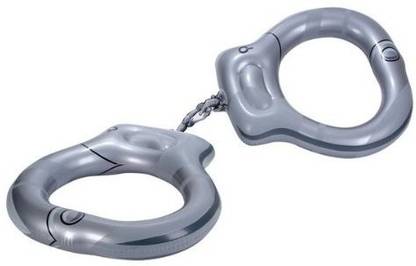 Rhode Island Novelty Inflatable Handcuffs (Gray) Party Accessory ...