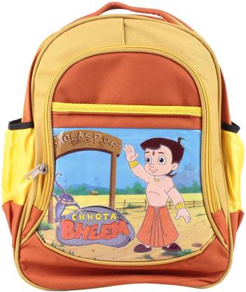 Flipkart.com | Green Gold Chhota Bheem Maroon & Blue School Bag ...