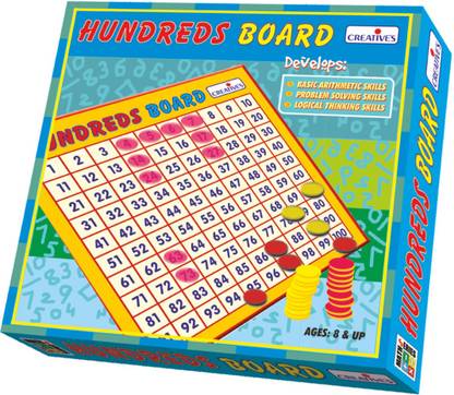 Creative Educational Aids Hundred Board Educational Board Games Board ...