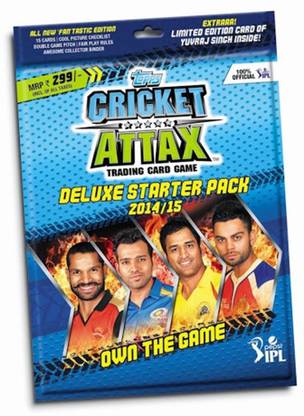 Topps IPL 2014 Cricket Attax Deluxe Starter Pack - IPL 2014 Cricket ...