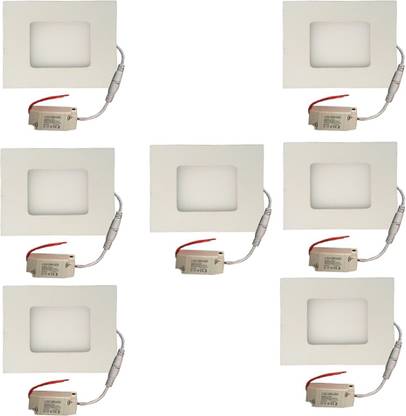 GALAXY 3 watt Led panel light Square,Cool white with 2 years warranty ...