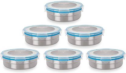 Steel Lock Silicone, Plastic, Steel Fridge Container - 1200 ml Price in ...