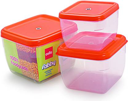 cello Plastic Grocery Container - 2300 ml, 1600 ml, 3300 ml Price in ...