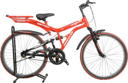 HERCULES Atom Zx 26 Single Speed Red&Black 26 T (inch) Mountain Cycle ...
