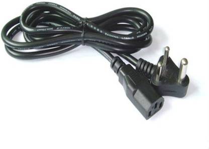 Generix Power Cord 1.5 m Pack of 2 Power Cable for Desktop and Monitor ...