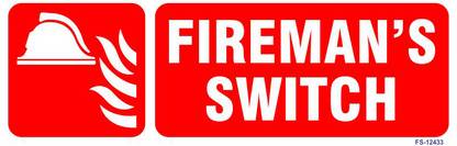 SignageShop Fireman's Switch Emergency Sign Price in India - Buy ...