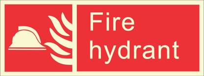 BRANDSHELL Fire Hydrant Emergency Sign Price in India - Buy BRANDSHELL ...