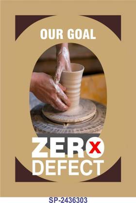 SignageShop Our Goal zero defect Poster Emergency Sign Price in India ...