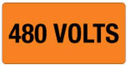 Safety Sign Store Marking Label - 480 Volts Emergency Sign Price in ...