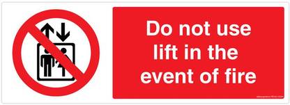 Safety Sign Store Do Not Use Lift Emergency Sign Price in India - Buy ...