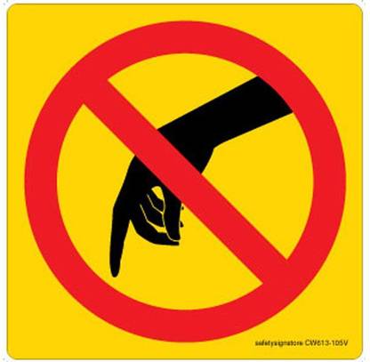 Safety Sign Store Do not Touch-Graphic Emergency Sign Price in India ...