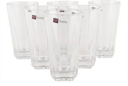 Blinkmax (Pack of 6) VGLASS0057 Glass Set Water/Juice Glass Price in ...