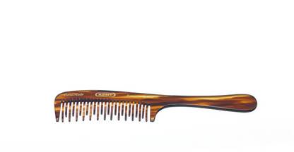 KENT 21T Authentic Handmade Curved Double Row Detangling Comb -195mm ...
