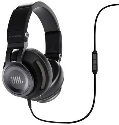 JBJ Synchros S500 Powe Over-Ear Headphones - Synae500Blk (Black ...