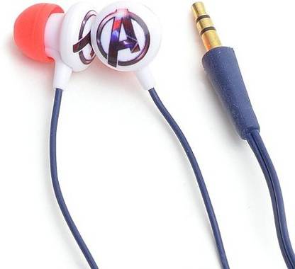 MARVEL Stereo Earbuds - Avenger Captain America Wired without Mic ...