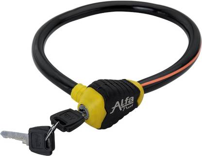 Alfa Locks Iron Cable Lock For Helmet Price in India - Buy Alfa Locks ...