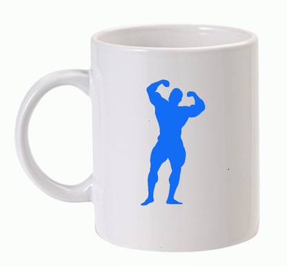 Muggies Magic Gym Bodybuilder Design Ceramic Coffee Mug Price in India ...