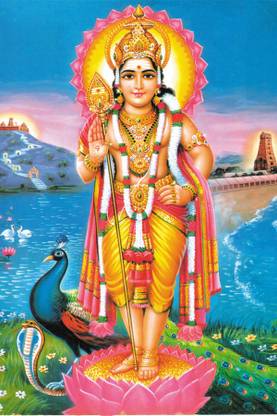 BikriKendra god lord shanmuga bala murugan kumaran Poster Paper Print ...